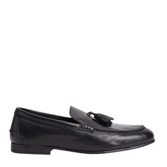 Tommy Hilfiger Flexibler Loafer aus Leder mit Quasten - - Shoes - Herren - Schwarzk - 42 EU