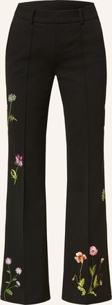 Cambio Cambio Hose Francoise Mit Stickereien schwarz