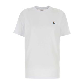 Vivienne Westwood Klassisches Wei&szlig;es Baumwoll-T-Shirt - - Tops - Damen - Wei&szlig; - S