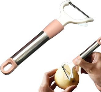 Generic Generischer Handsch&auml;ler, tragbares Sch&auml;lwerkzeug, K&uuml;chenhelfer, Edelstahlsch&auml;ler, multifunktionaler Sch&auml;ler f&uuml;r Kartoffeln, Karotten, Birnen, Gem&uuml;se, 