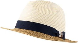 Bugatti Herren Strohhut beige Papier