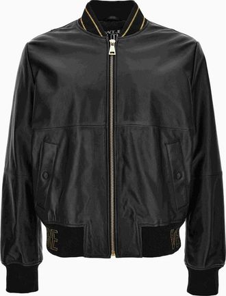 Versace Jeans Couture Homme, Vestes, Noir, Taille: XL Leather Jacket