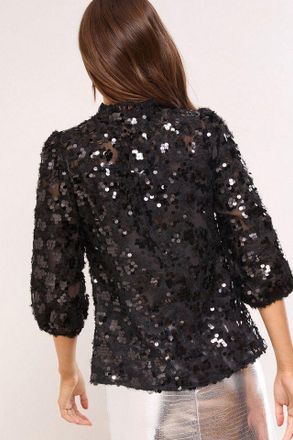 Lipsy Langarmbluse Oberteil mit 3/4-&Auml;rmeln, Regular (1-tlg)