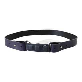 Costume National Schwarzer Ledermoderiemchen - - Accessories - Damen - Schwarzk - ONE SIZE