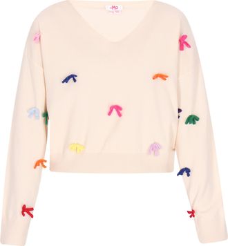 Mymo Pullover Frauen cremefarben