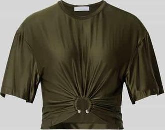 Paco Rabanne Blusentop aus Viskose-Mix mit Cut-Out