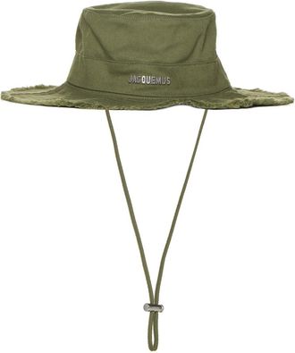 Jacquemus Homme, Accessoires, Vert, Taille: 58 CM La Casquette Cap