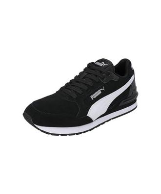 Puma Sneakers en Daim St Runner v4 43 Black White Silver Metallic?Sneakers pour Adultes