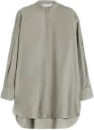 Max Mara Femme, Blouses et Chemises, Vert, Taille: 30 FR Blouse en soie