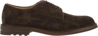 Brunello Cucinelli Schn&uuml;rschuhe aus Wildleder - - Shoes - Herren - Braun - 44 EU