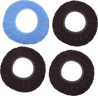 Pretyzoom 4 St&uuml;ck Toilettenmatte Wc-Abdeckung Flauschiger Toilettensitzbezug Badezimmer Toilettenabdeckung Warme Abdeckungen F&uuml;r Die Toilette Schwarzer Toilette