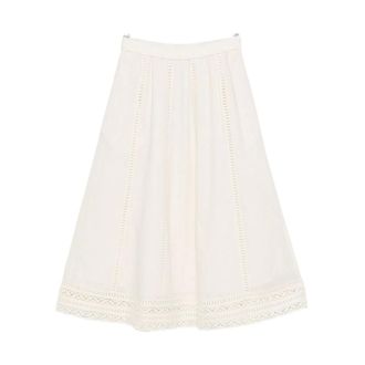 Max Mara Femme, Jupes, Beige, Taille: 40 FR Midi Skirts