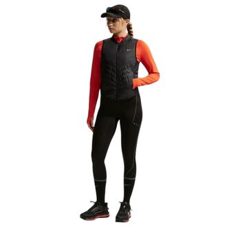 Nike Rennweste f&uuml;r Damen, Hochleistungsmaterial, Schmal (Schwarz)