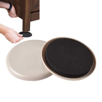 Generic Mobile Pads f&uuml;r M&ouml;bel - 8,9 cm (3,5 Zoll), 5 Zoll, schwere Bohnenfarben, robuster Teppichschutz, langlebige Bodengleiter, wiederverwendbare Hebewerkze