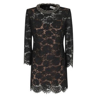 Self Portrait Verzierres Spitzen-Minikleid - - Dresses - Damen - Schwarzk - 2XS