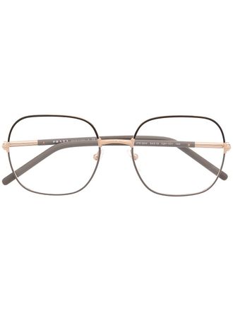 Prada Ovale Brille - Gold