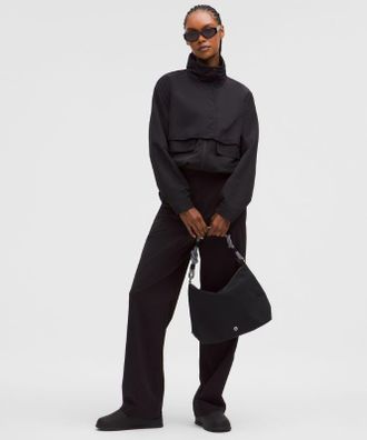 lululemon Daydrift Hose mit geradem Bein und hohem Bund Normale L&auml;nge f&uuml;r Frauen - Gr&ouml;&szlig;e 2XS in Black