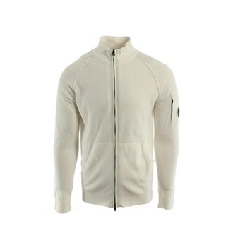 C.P. Company Knitted Pullover Zip Total Eclipse - - Knitwear - Herren - Wei&szlig; - M