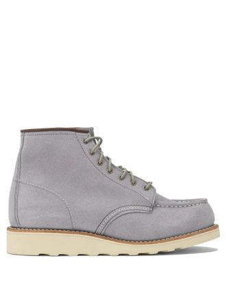 Red Wing Shoes Stiefel - 6 Moc Toe 3300 Dusty Lavender Abilene Lace-Up An - Gr. 6_5 - in Grau - f&uuml;r Damen