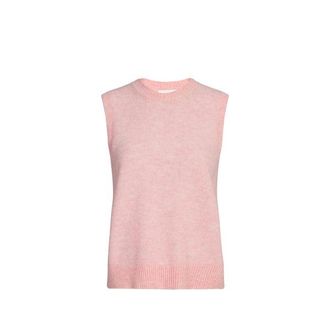 Saison 1865 Pull sans manches en alpaga m&eacute;lang&eacute;