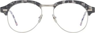 Thom Browne Pilotenbrille aus Acetat und Titan - - Accessories - unisex - Grau - 55 MM