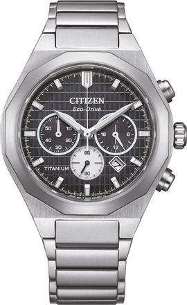 Citizen Zenshin Senkei Super Titanium Chronographen mit Eco-Drive Herrenuhr CA4690-51E