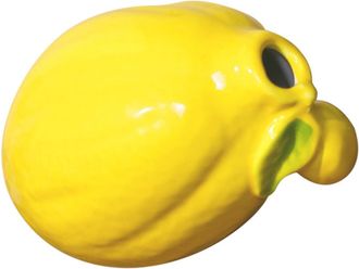 BESPORTBLE Keramikvase Zitronenform Modern Stilvolle Tischdeko F&uuml;r Wohnzimmer Schlafzimmer B&uuml;ro Vielseitige Kleine Vase Mit Glatter Oberfl&auml;che Und Zeitgem&auml;&szlig;em De