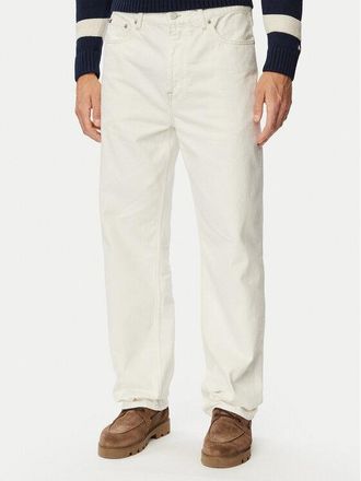 Tommy Hilfiger Jeans River MW0MW43485 Wei&szlig; Relaxed Fit