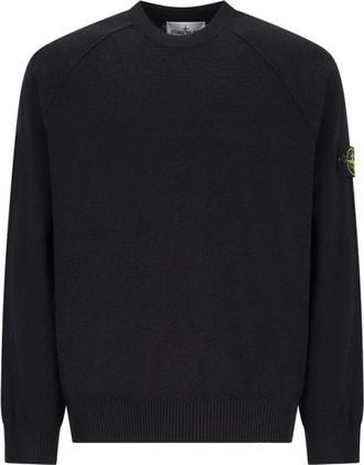 Stone Island Homme, Pulls, Bleu, Taille: XL Pull ras du cou ample