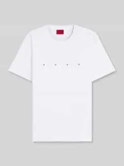 HUGO BOSS Regular Fit T-Shirt aus reiner Baumwolle