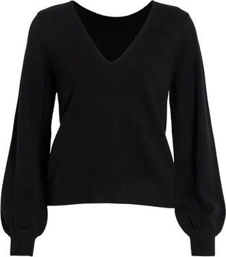 Vila Strickpullover VIRil (1-tlg) Plain/ohne Details