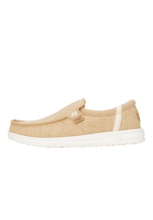 HeyDude Mikka Jute - Zapatos Estilo Mocasín para Hombre, Irish Cream, 46