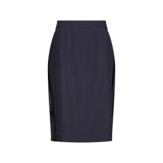 Maison Margiela Midi-Rock - - Skirts - Damen - Blau - XS