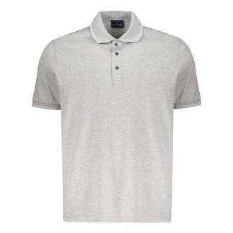 Paul & Shark Kurz&auml;rmeliges Baumwoll-Polohemd - - Tops - Herren - Grau - XL