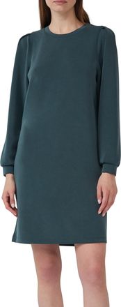 s.Oliver Scuba-Kleid mit Faltendetail am Arm