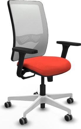 Piqueras y Crespo Basic-B&uuml;rostuhl Zulema mit 3D-Armlehnen, h&ouml;henverstellbare Lendenwirbelst&uuml;tze, ausgestattet mit Sincro 3 Positionen und Schneideschaum, mit Rollen von