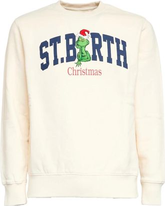 MC2 Saint Barth Homme, Sweatshirts et sweats &agrave; capuche, Beige, Taille: S Soho SweaT-shirt