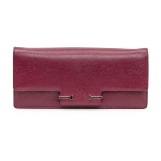 Tom Ford Geschmeidige Aube E/W Schultertasche aus genarbtem Leder - - Bags - Damen - Rot - ONE SIZE