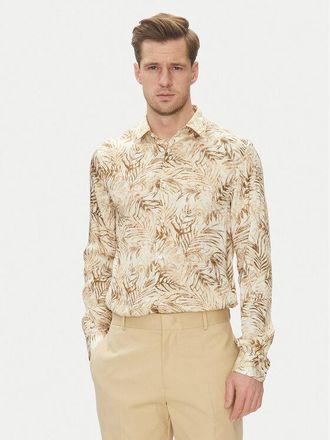 Guess Hemd 5GHH21 4467Z Beige Regular Fit