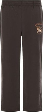 Burberry Embroidered-Logo Sweatpants - - Trousers - Herren - Braun - L