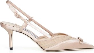Jimmy Choo London Femme, Chaussures, Beige, Taille: 39 1/2 EU With Heel