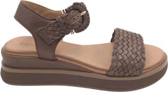 Inuovo Inuovo, Femme, Chaussures, Brun, Taille: 40 EU Flat Sandales