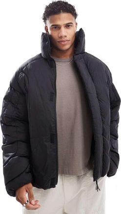 Jack & Jones Premium - Doudoune à empiècement vertical - Noir