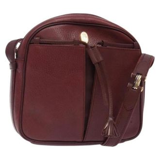 Cartier Pre-owned Cuir sacs-ports-paule - Femme - Pre-owned - Rouge - Taille: ONE Size