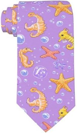 Generic Hippocampes Colorés Cravate Décontractée Cravates Élégante Cravates Hommes Pour Accessoires Scolaires Entreprise