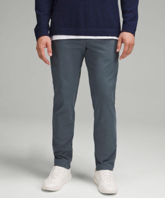 lululemon Pantalon chino ABC coupe classique Warpstreme pour Hommes - 86 cm - Gris - Taille 30