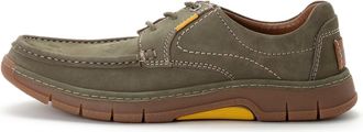 Camel Active Herren Bootschuhe aus Nubukleder Dunkelgrün, menswear-41