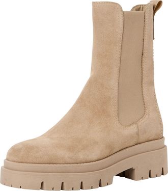 Tamaris Damen Stiefel Leder beige 42