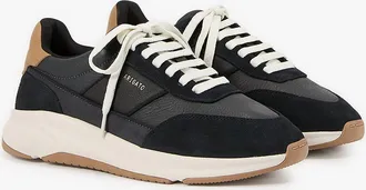 Axel Arigato Baskets Genesis Neo Runner en cuir m&eacute;lang&eacute;