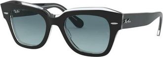 Ray-Ban unisex, Accessoires, Noir, Taille: 52 MM State Street Rb2186 Lunettes de soleil